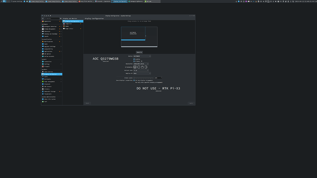 Is this how multiple monitors should work under X? - Help - KDE Discuss