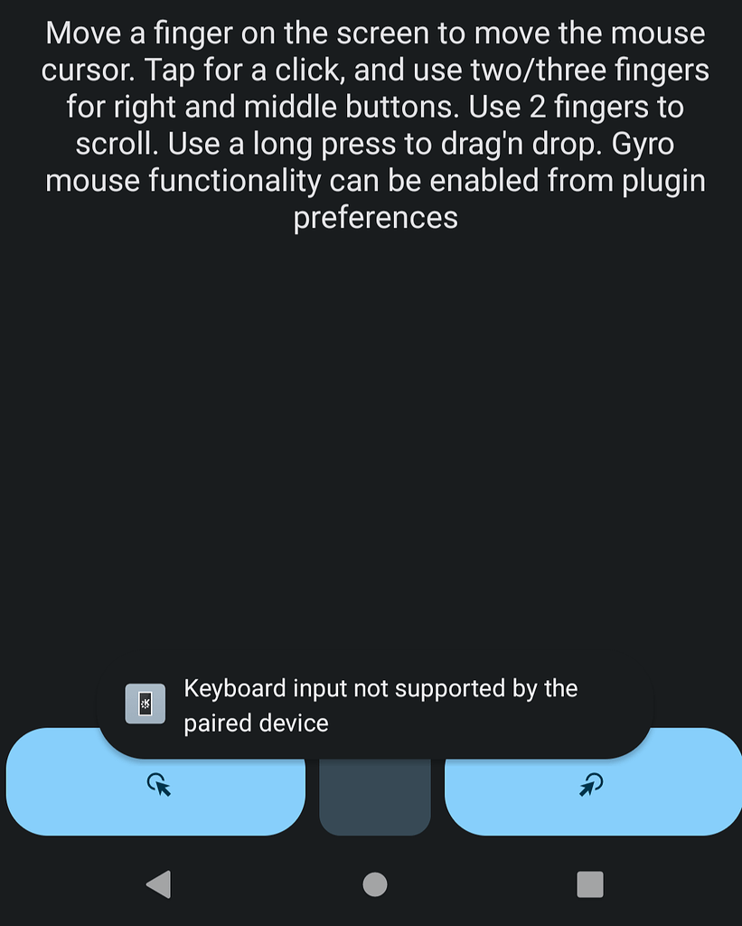 Kde Connect Is Giving The Message Keyboard Input Not Supported By The Paired Device Help