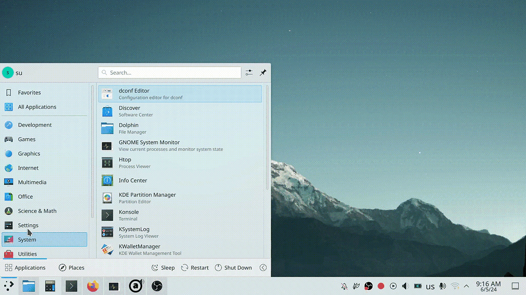 Menu items not following cursor - Brainstorm - KDE Discuss
