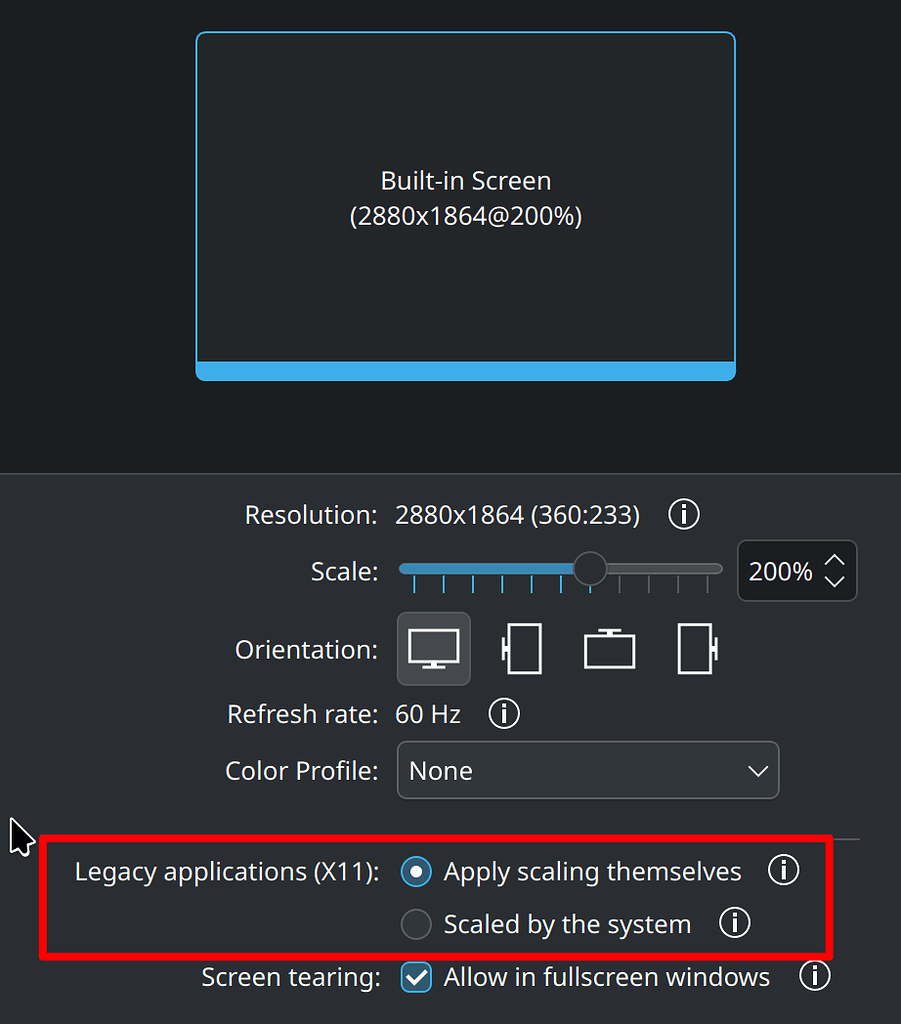 Is there a way to launch X11 app using different scale method? - Help - KDE Discuss