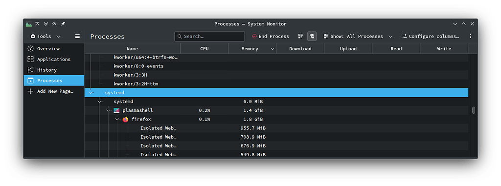 How is kthreadd not spawned by systemd? - Help - KDE Discuss