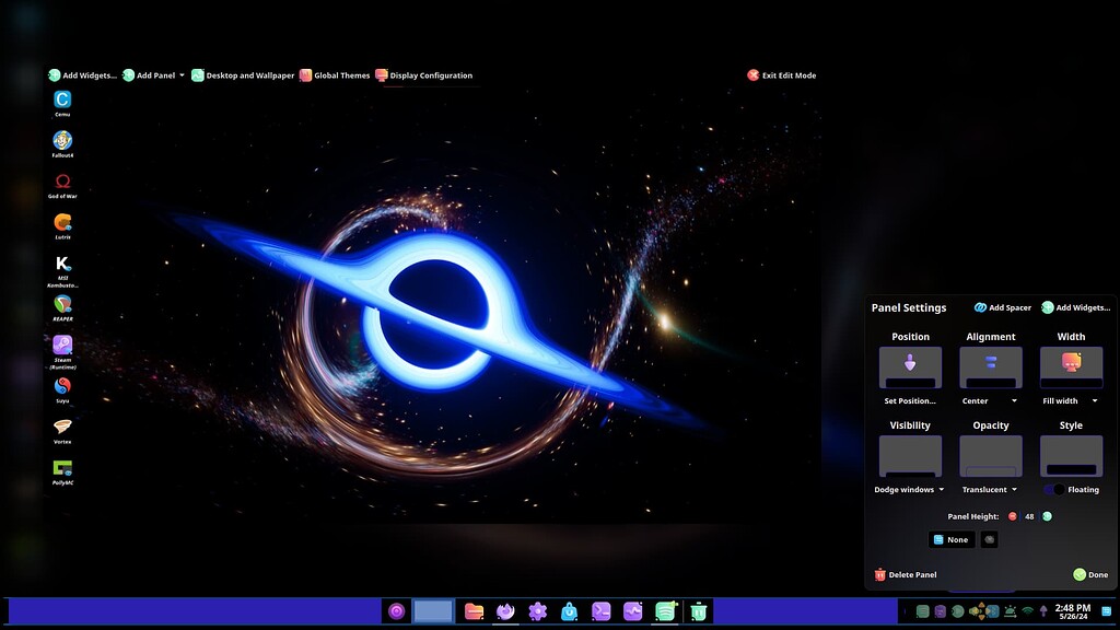 Can't modify or configure the system tray on the new KDE Plasma Beta 6.1 - Help - KDE Discuss
