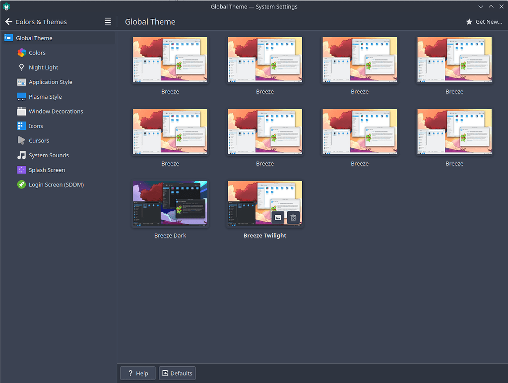 Multiple breeeze entries showing up - Help - KDE Discuss
