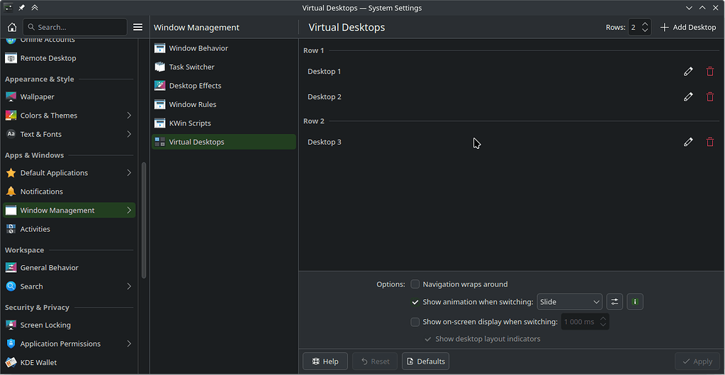 Meta+w not showing virtual desktops if in other configurations than one line - Brainstorm - KDE ...