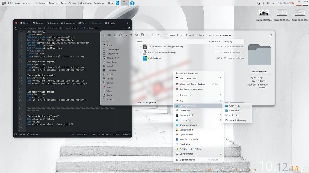 Separator in servicemenus no longer shows - Help - KDE Discuss
