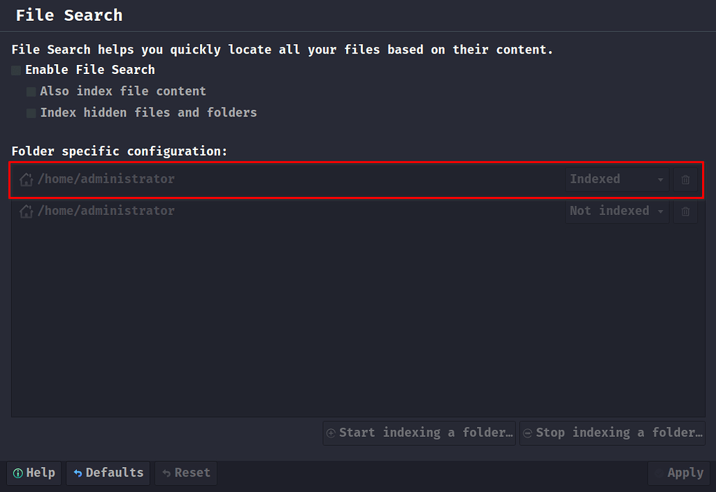 [Bug] Baloo File Search Folder Index - Help - KDE Discuss