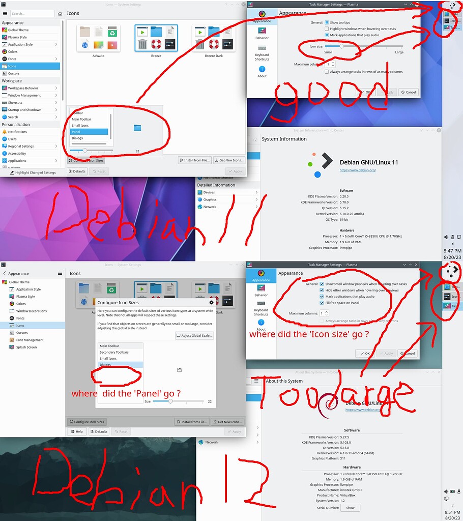 How to change panel icon size in plasma 5.27.5? - Help - KDE Discuss