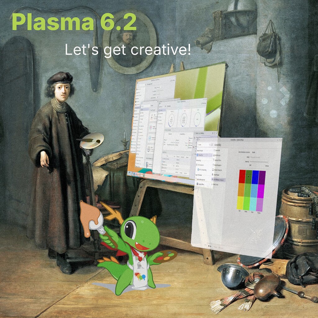 Plasma 6.2 is out — Welcome to the “Let’s get Creative🖌️” edition! - Announcement - KDE Discuss