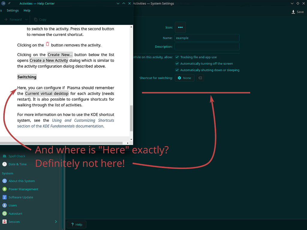 How do i make activitiy switching keep the same virtual desktop? - Help - KDE Discuss