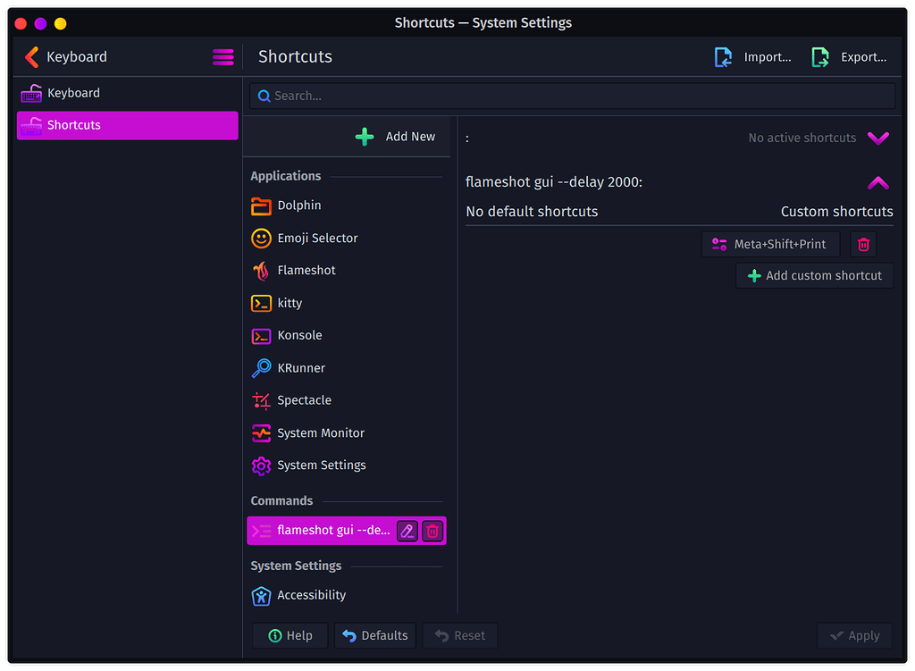 Shortcut config weird - Help - KDE Discuss
