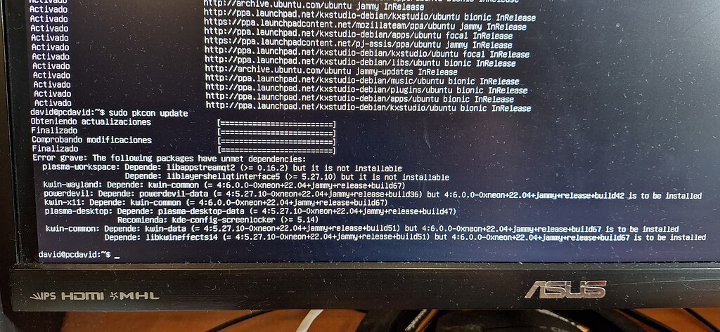 Plasma umet dependencies after update - Help - KDE Discuss