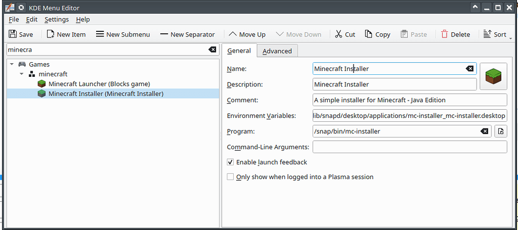 Launcher menu not updating (kmenu editor) - Help - KDE Discuss