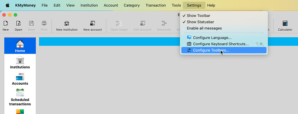 KMyMoney V5.1.3 for MacOS 5.1.3 with KBanking plugin not showing Aqbanking under settings - Help ...