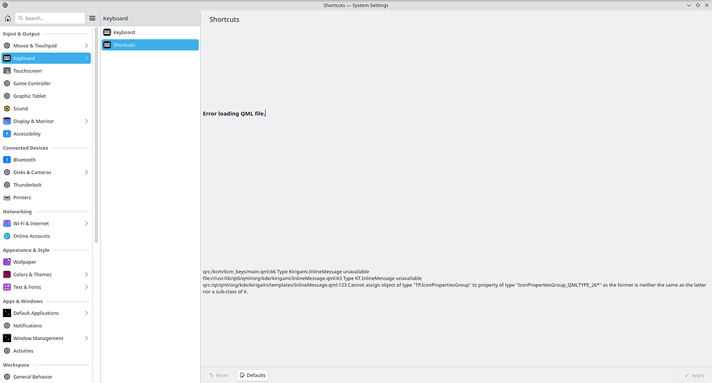 How to fix "Error loading QML file." - Help - KDE Discuss