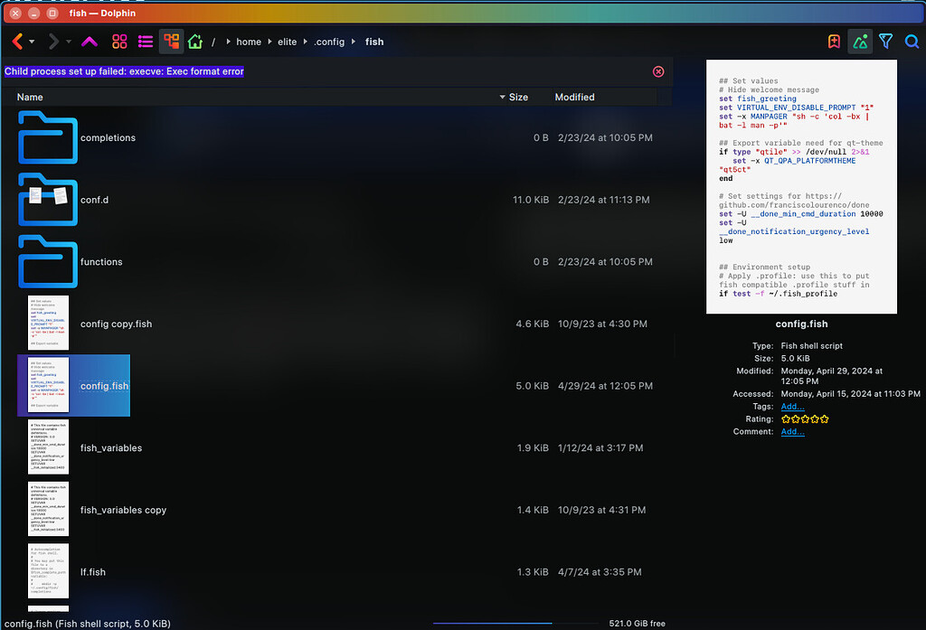 Child process set up failed: execve: Exec format error - Help - KDE Discuss Child process set up failed: execve: Exec format error - Help - KDE Discuss
