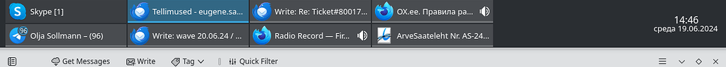 Taskbar: apper by line, not column - Help - KDE Discuss