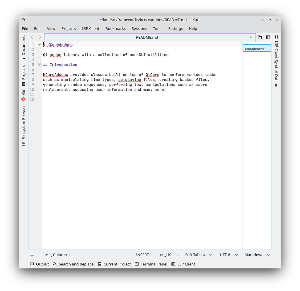 Restore vertical panel labels in Kate - Help - KDE Discuss