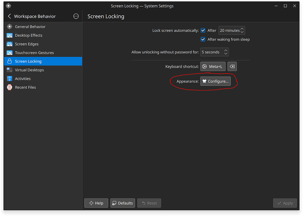 Move the settings of locking-screen background picture to Appearance section - Brainstorm - KDE ...