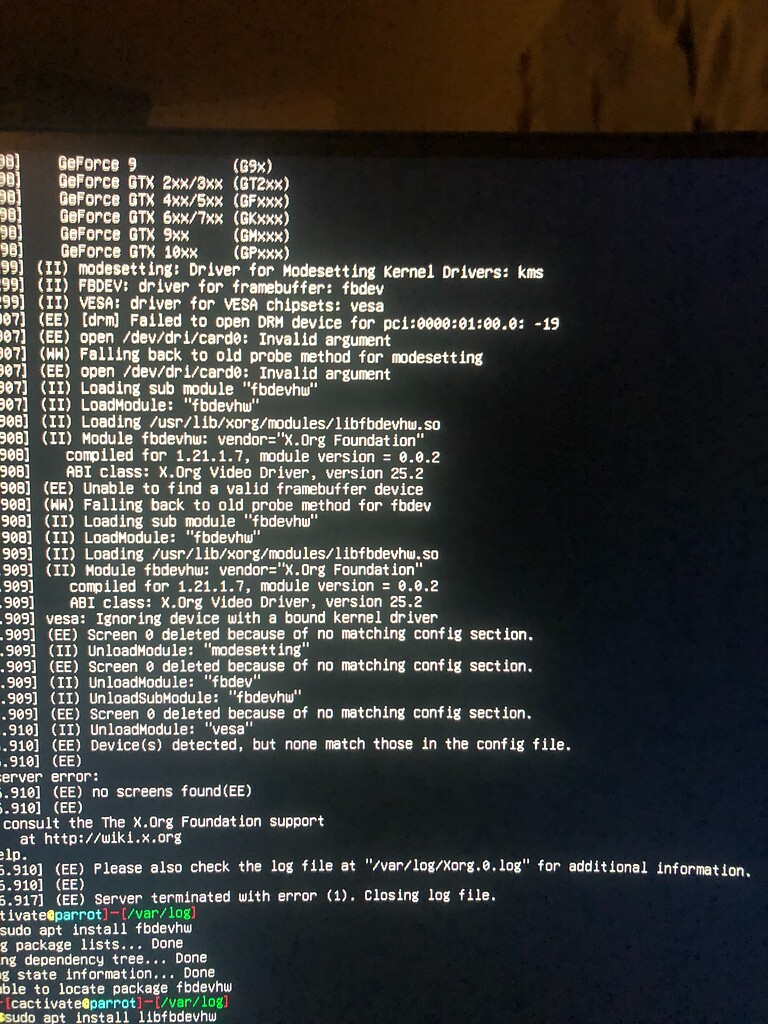 X.org module failed to open DRM device - Help - KDE Discuss