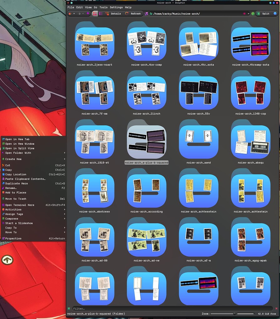 Dolphin right click menu sometimes opens on left edge of window - Help - KDE Discuss