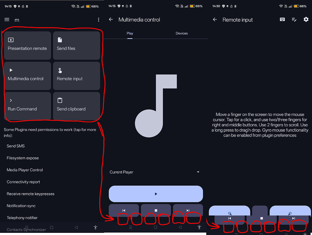 [Feature Request] kdeconnect android fixed on-top buttons panel ...
