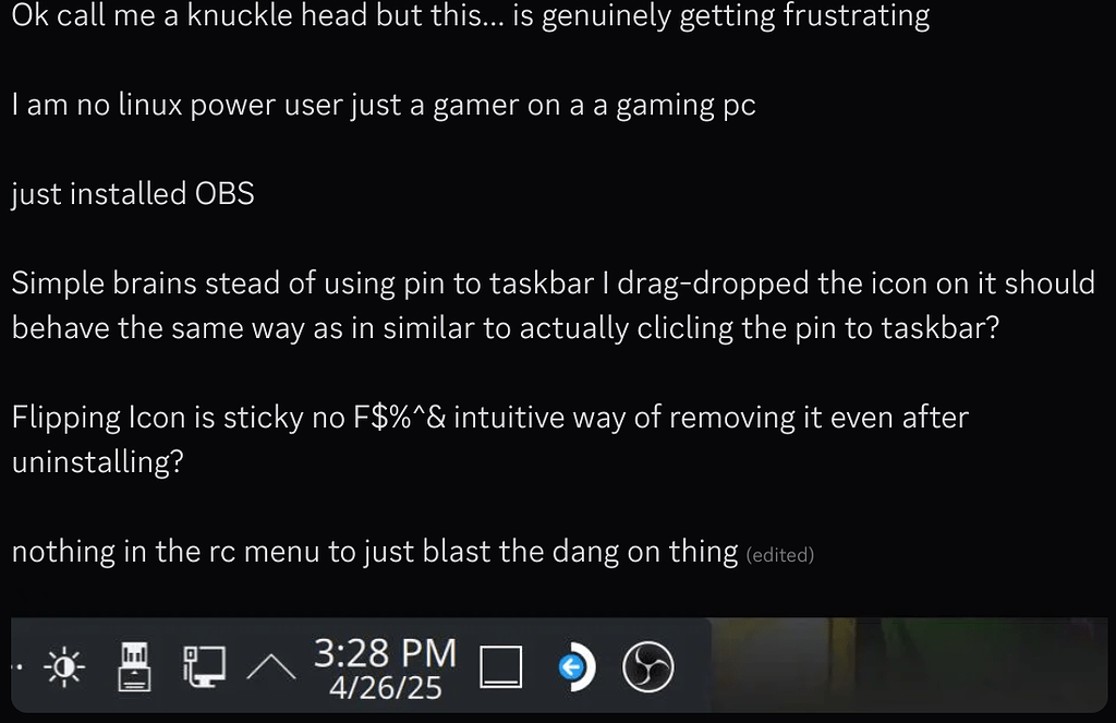 Dragging to the taskbar - Widget vs Icons-Only Task Manager - Brainstorm - KDE Discuss