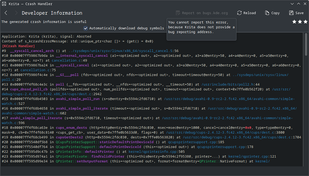 Is a KDE application not providing a bug reporting address a bug? - Help - KDE Discuss