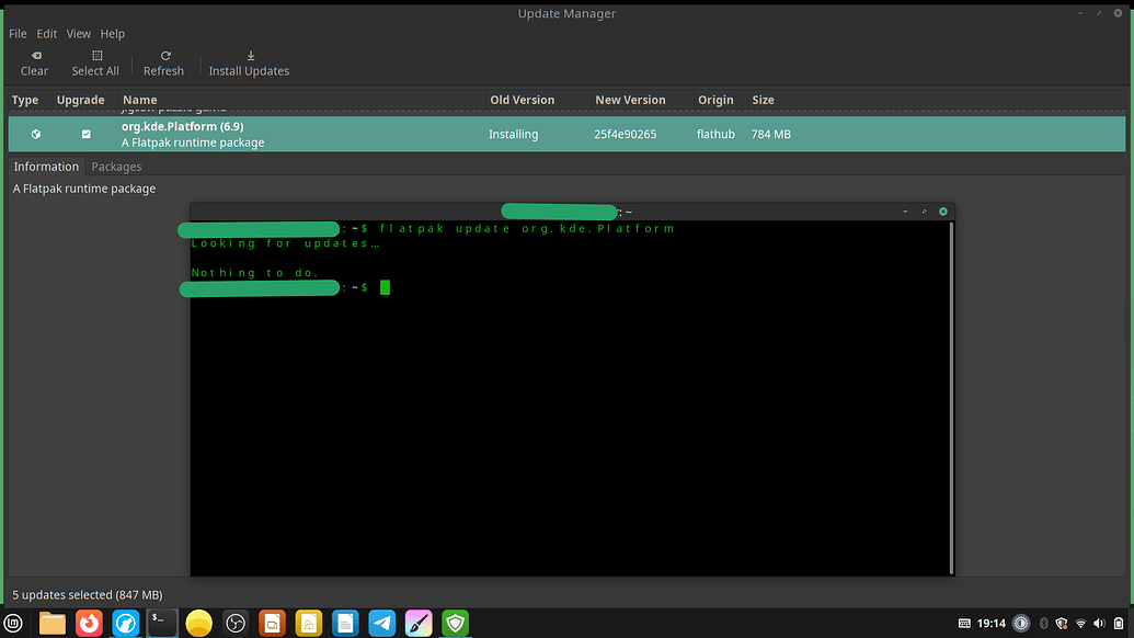 KDE Application Platform is not updating - Help - KDE Discuss