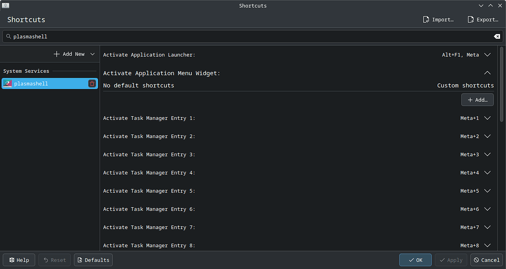 How to access Plasma Shell's Configuration Window not via secondary-click on the desktop? - Help ...