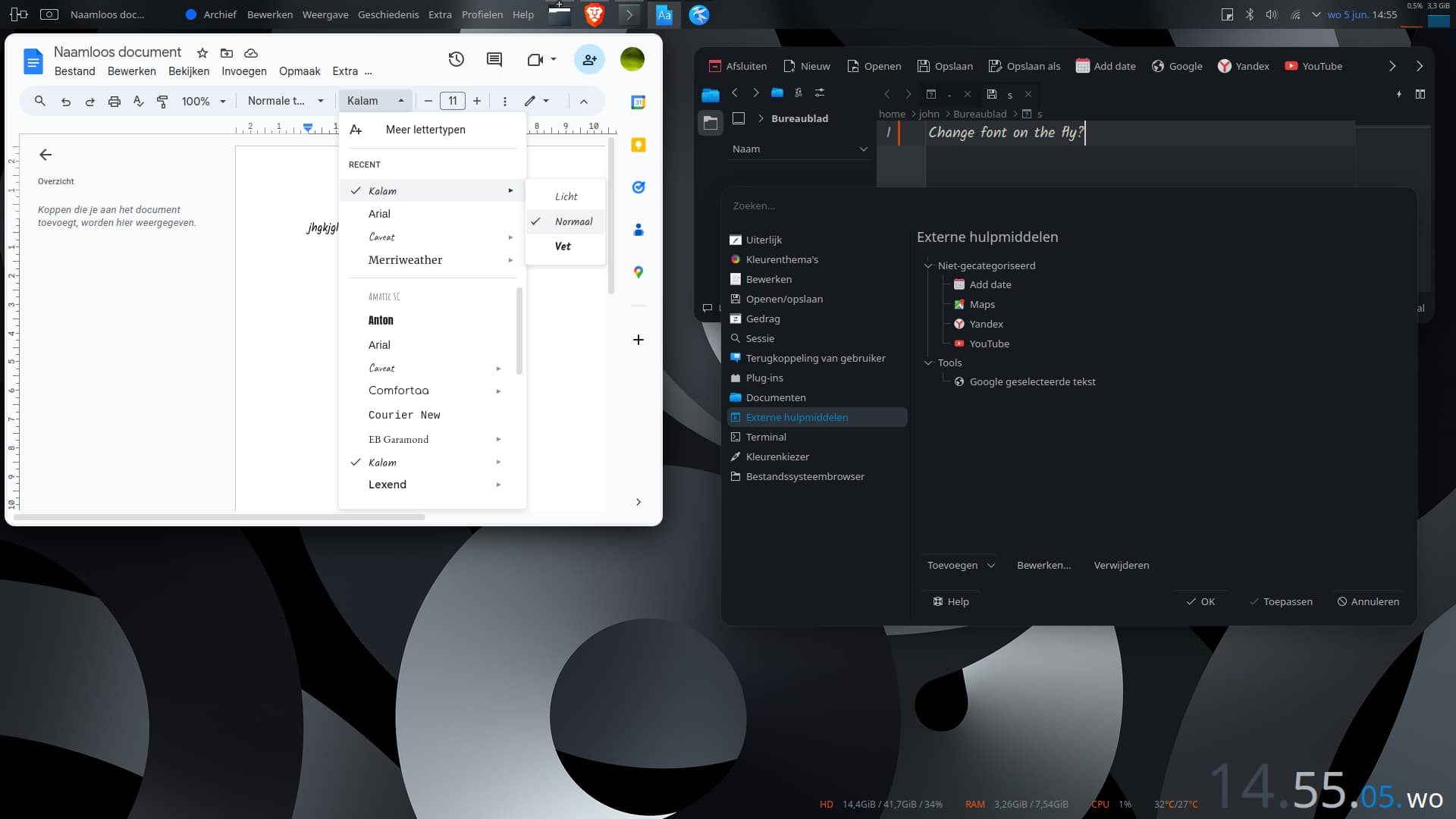 Font by external tool - Help - KDE Discuss