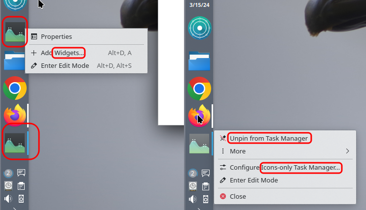 Task Manager Widget Icons Stay Displayed When Program is Launched - Help - KDE Discuss