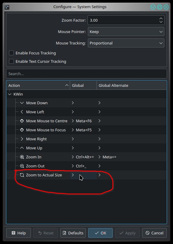Togglie zoom shortcut - Help - KDE Discuss