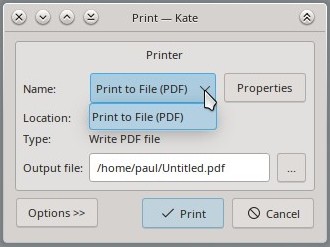 Help/Advice required: Printer(s) not listed in KDE applications Print Dialogue - Help - KDE Discuss