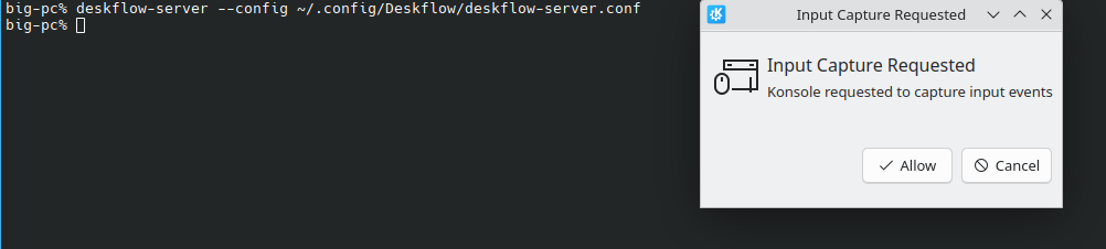 Make "Input Capture Requested" permission persist - Help - KDE Discuss