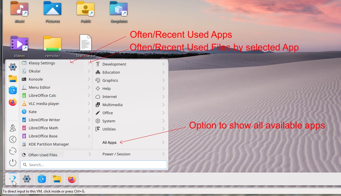 Launcher Menu with functionality similar to Windows 7 Start Menu ...